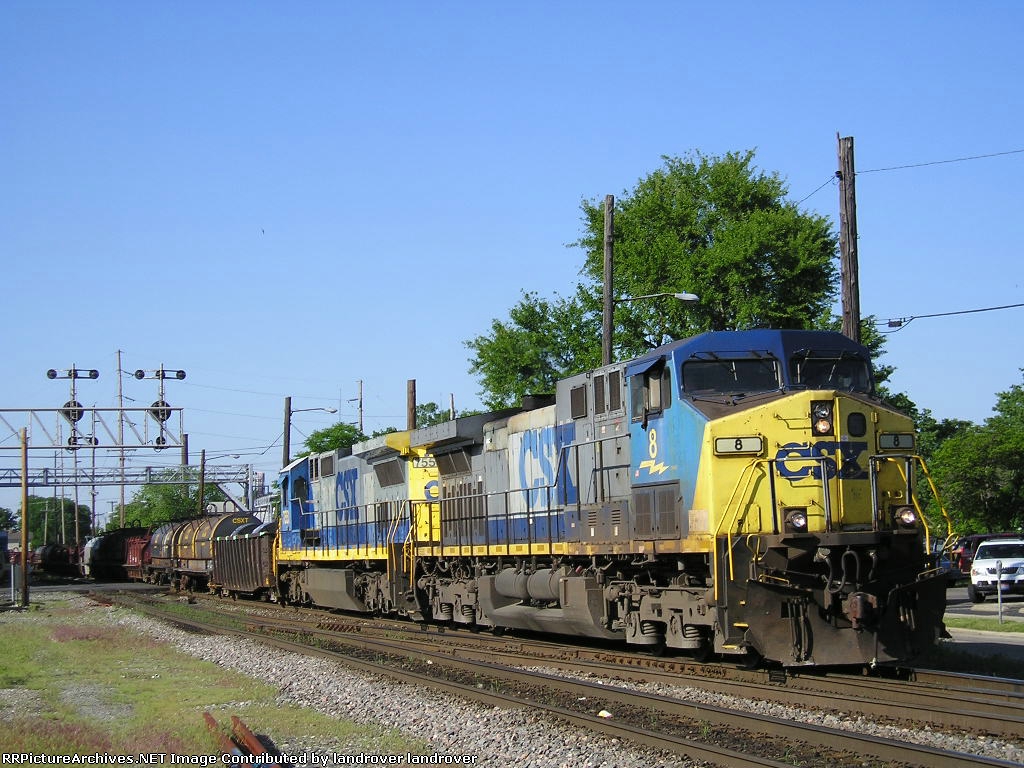 CSXT 8 On CSX K 514 Southbound